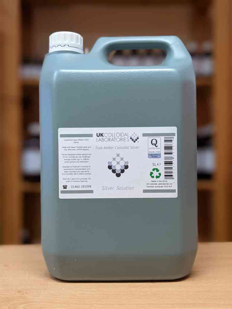 20L HDPE Clustered Silver for COMMERCIAL use only. - UK Colloidal Silver